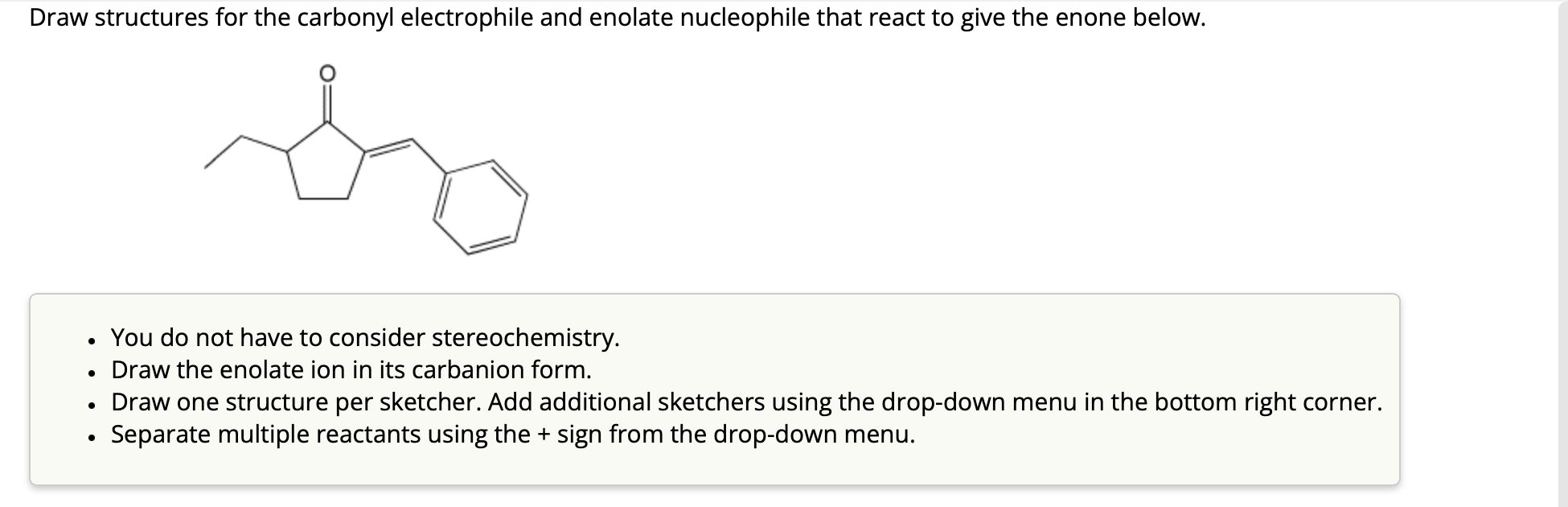 Solved Draw structures for the carbonyl electrophile and | Chegg.com