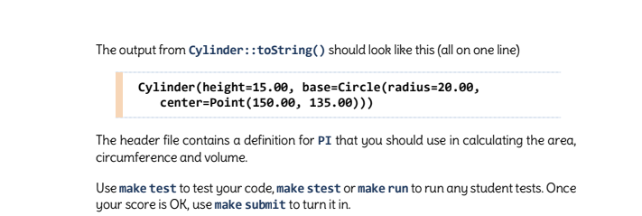 Solved T he base class, Point, includes the two fields, x | Chegg.com