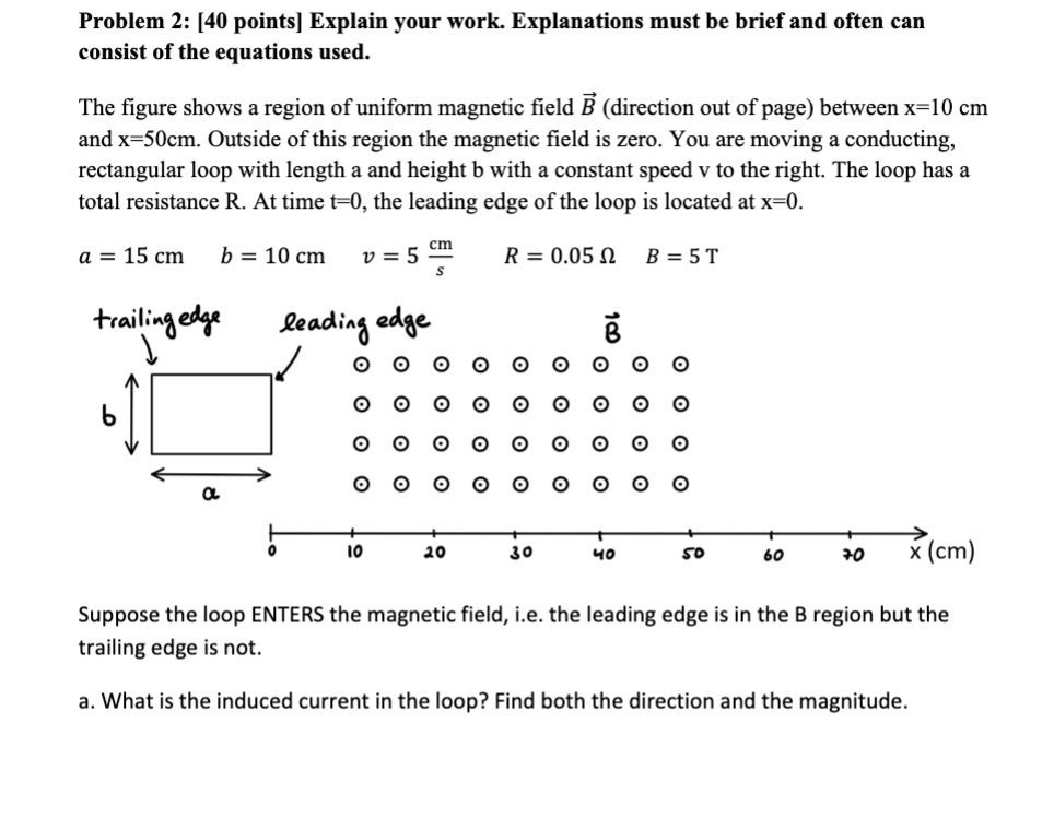 Solved Problem 2: (40 points] Explain your work. | Chegg.com