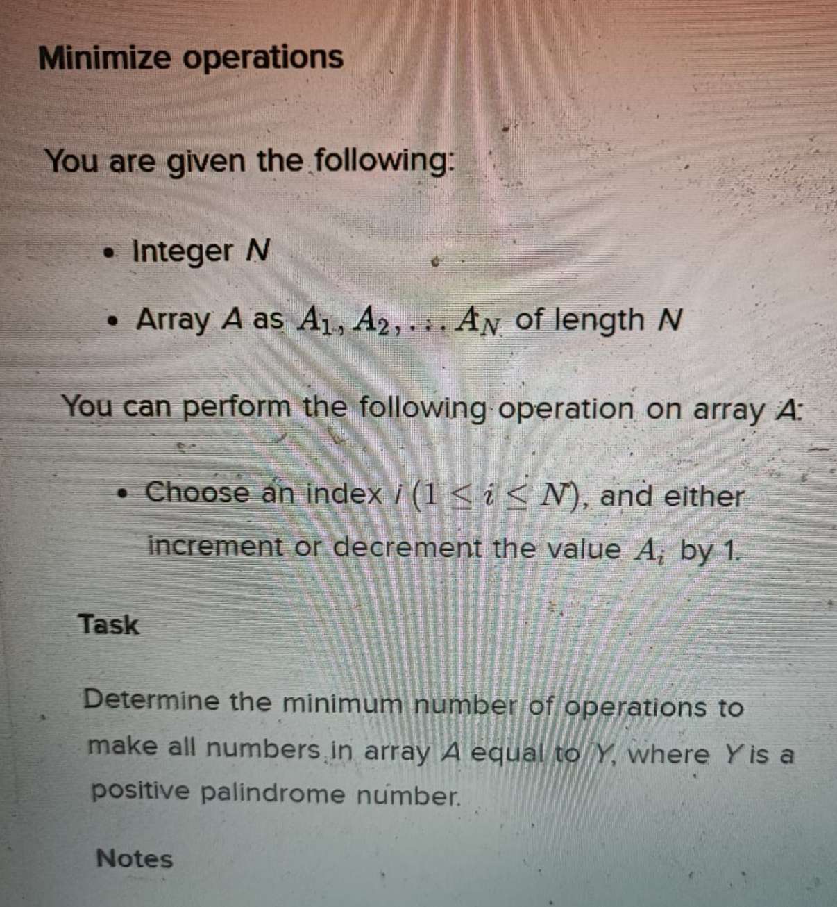 Solved Minimize Operationsyou Are Given The