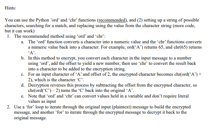 Solved In this assignment you are asked to create a Python | Chegg.com