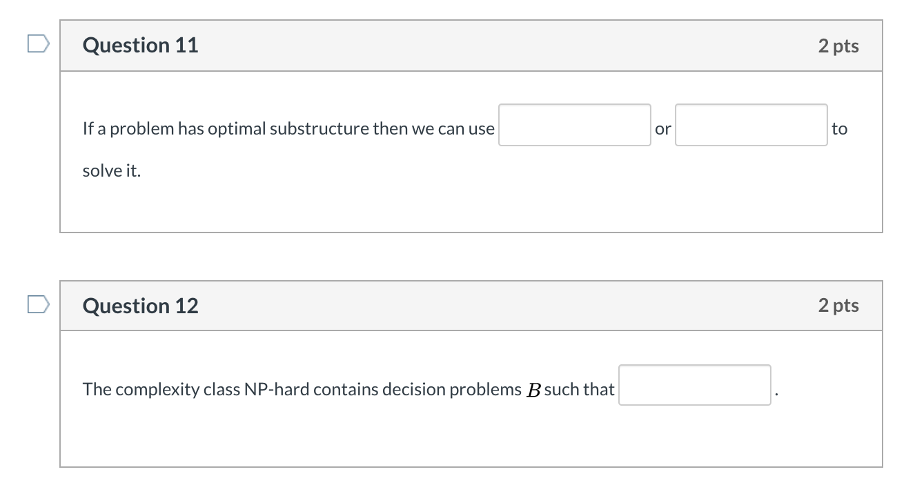 Solved This is Computer Science Algorithm Question Please | Chegg.com
