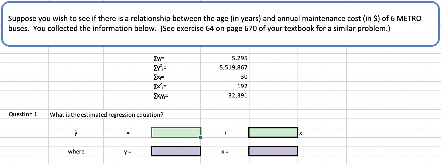 Solved Suppose you wish to see if there is a relationship | Chegg.com