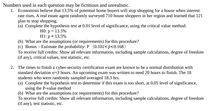 Solved Numbers used in each question may be fictitious and | Chegg.com