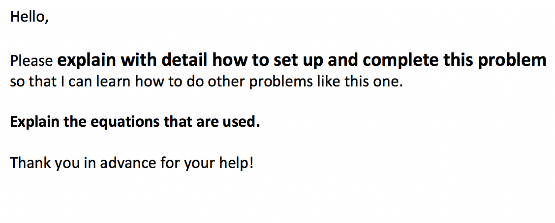 Solved Hello, Please explain with detail how to set up and | Chegg.com