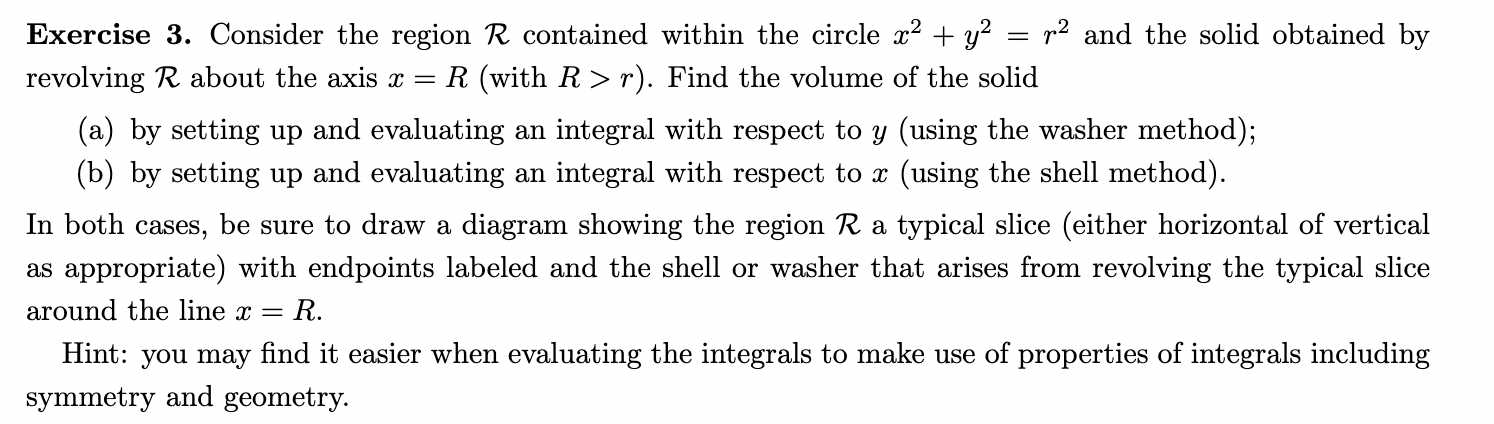 Solved Exercise 1. Consider the following reduction formula: | Chegg.com