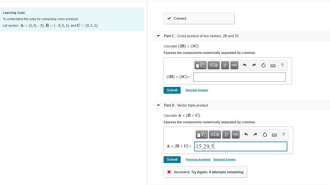 Solved Learning Goal: To understand the rules for computing | Chegg.com
