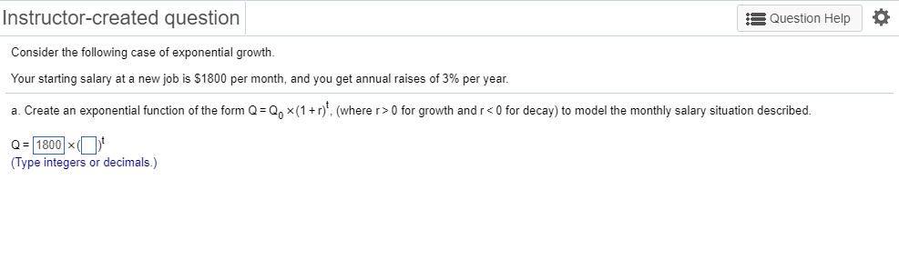 Solved Instructor-created question Consider the following | Chegg.com