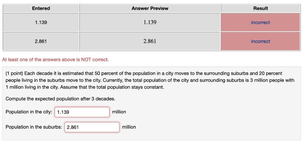 Solved Each decade it is estimated that 50 percent of the | Chegg.com