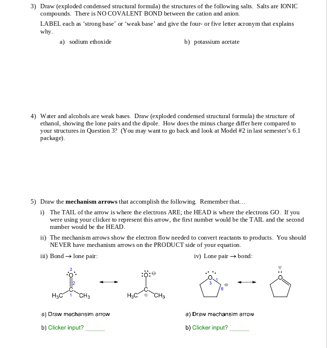 Solved 3) Draw (exploded condensed structural formula) the | Chegg.com
