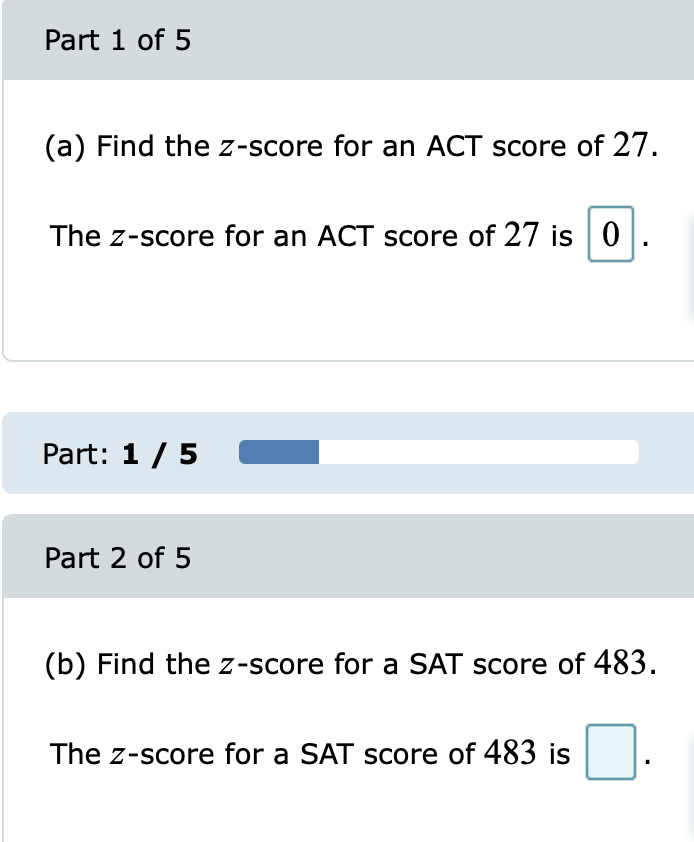 Solved Standardized tests: In a particular year, the mean | Chegg.com