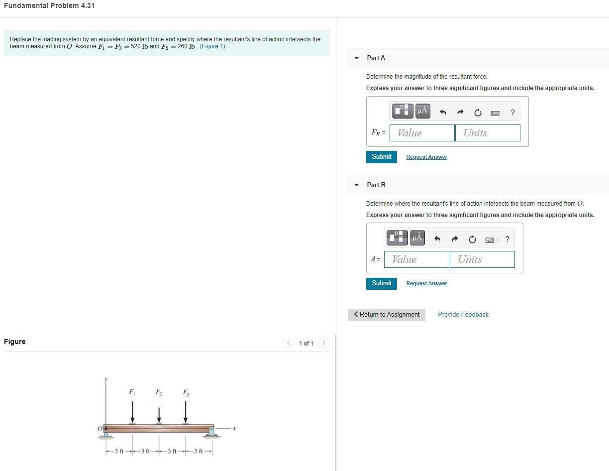Solved Fundamental Problem 4.31 Replace the loading system | Chegg.com