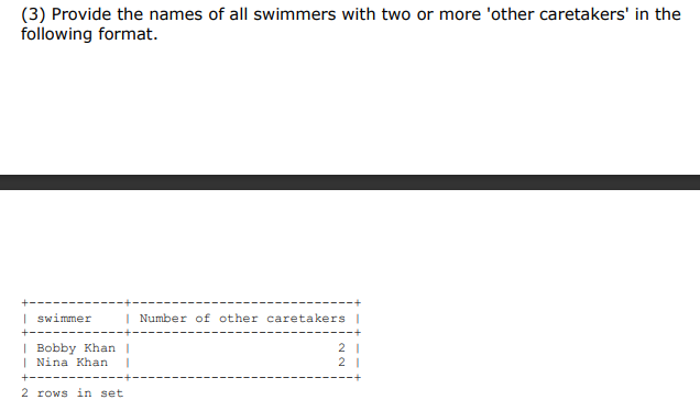 Solved -- Bare Bone DDL to create and populate the SWIM DB | Chegg.com