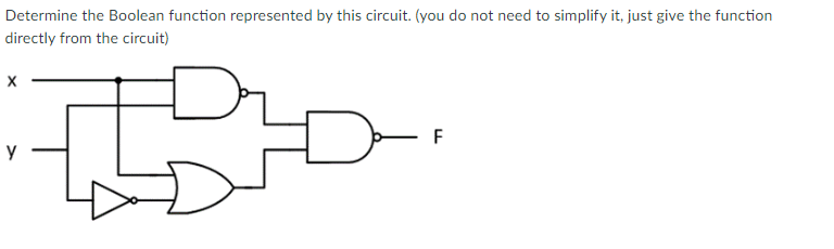 Solved Determine the Boolean function represented by this | Chegg.com