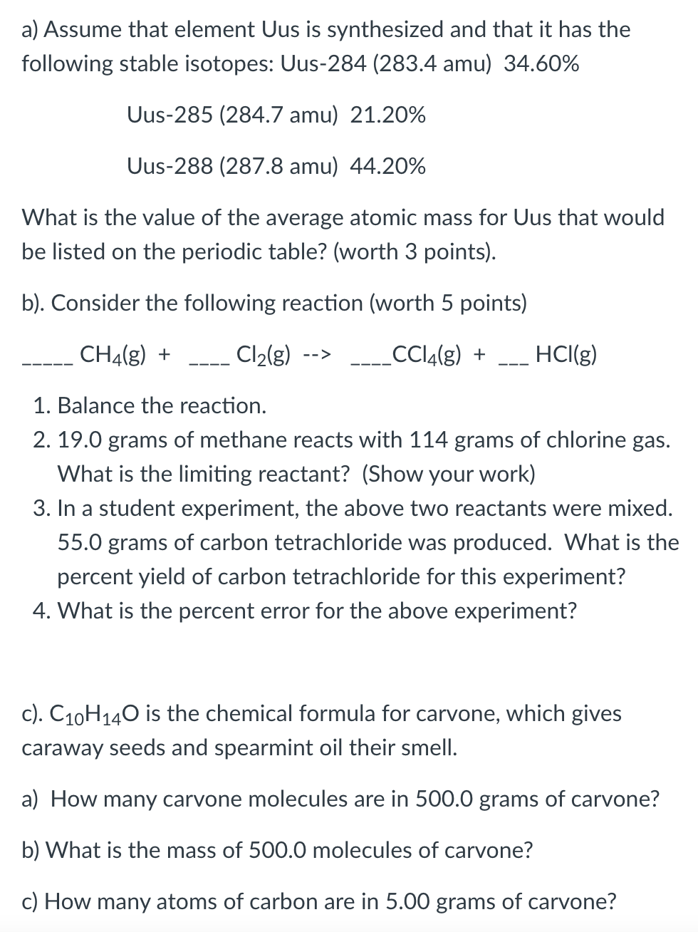 Solved a) Assume that element Uus is synthesized and that it | Chegg.com