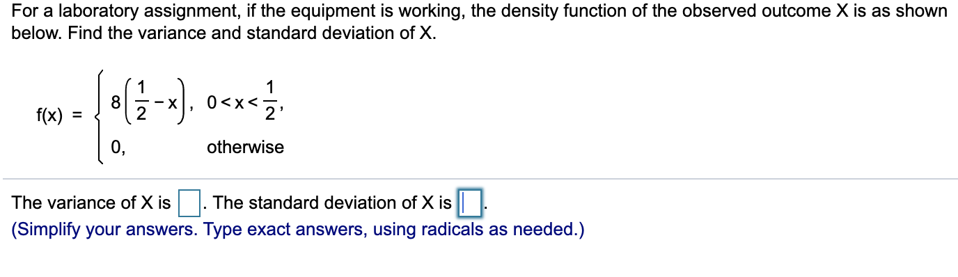 Solved For a laboratory assignment, if the equipment is | Chegg.com