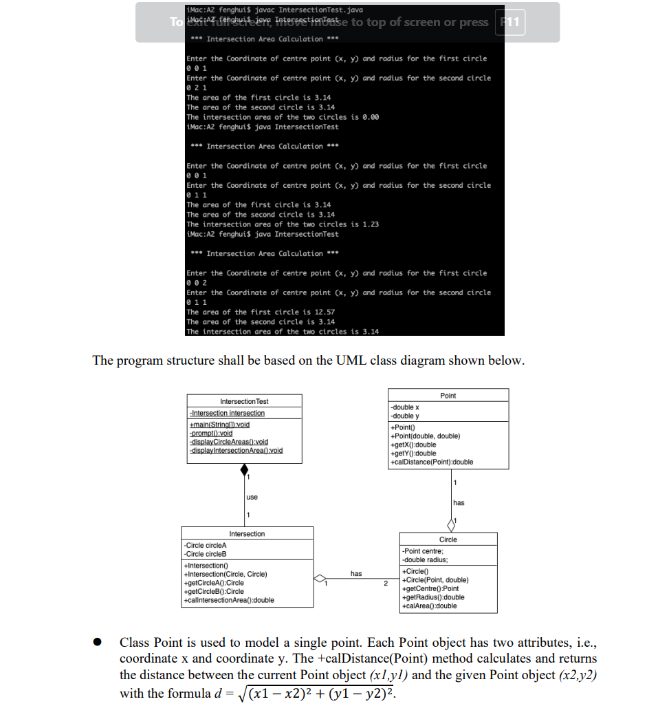 Solved WRITE THE CODE IN 4 CLASS(4 FILES), FOLLOW THE UML | Chegg.com