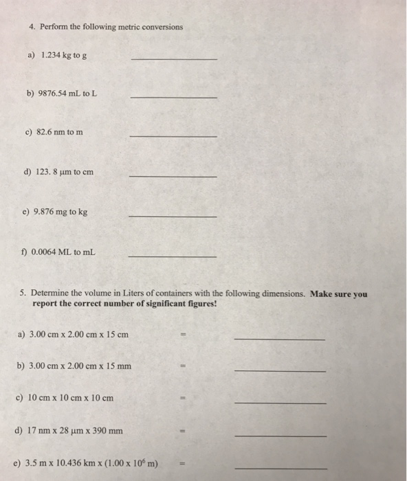 Solved 1. Convert each of the following numbers to standard | Chegg.com