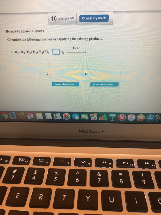 Solved 10 attempts left Check my work Be sure to answer all | Chegg.com