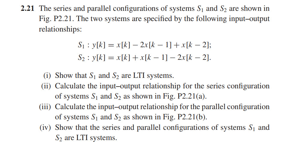 2.21 The series and parallel configurations of | Chegg.com