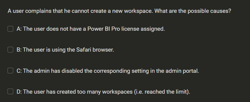 Solved A user complains that he cannot create a new | Chegg.com