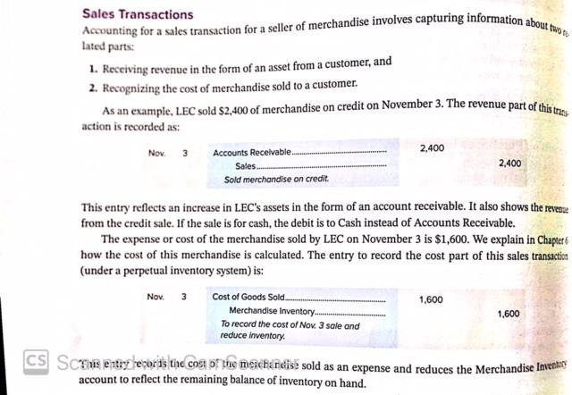 Solved Accounting for a sales transaction for a seller of | Chegg.com