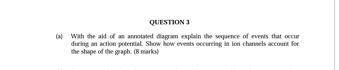 Solved QUESTION 3 (a) With the aid of an annotated diagram | Chegg.com Solved QUESTION 3 (a) With the aid of an annotated diagram | Chegg.com