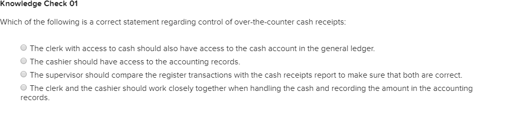 Solved Knowledge Check 01 Technology helps managers to | Chegg.com
