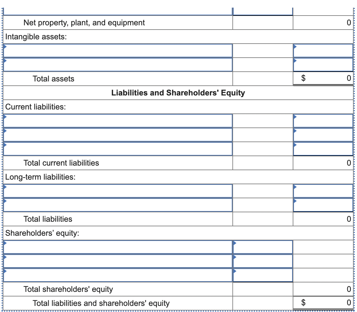 Solved he following balance sheet for the Hubbard | Chegg.com