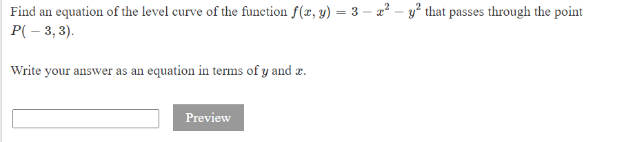 Solved Find the vertical trace of the function f(x,y)=x+y2 | Chegg.com