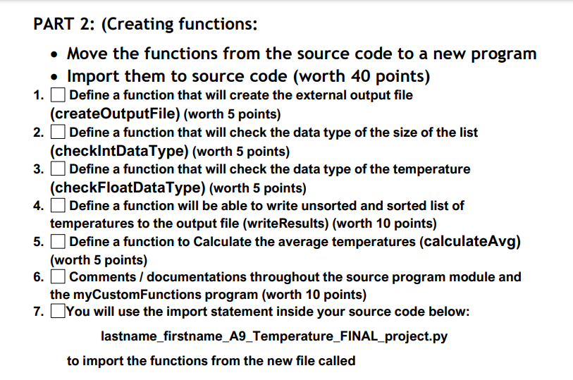 Solved Need some help writing this program in python in C. | Chegg.com