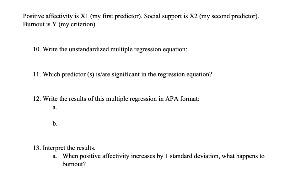 Solved Lab Activity 6 Multiple Regression We Are Looking At 
