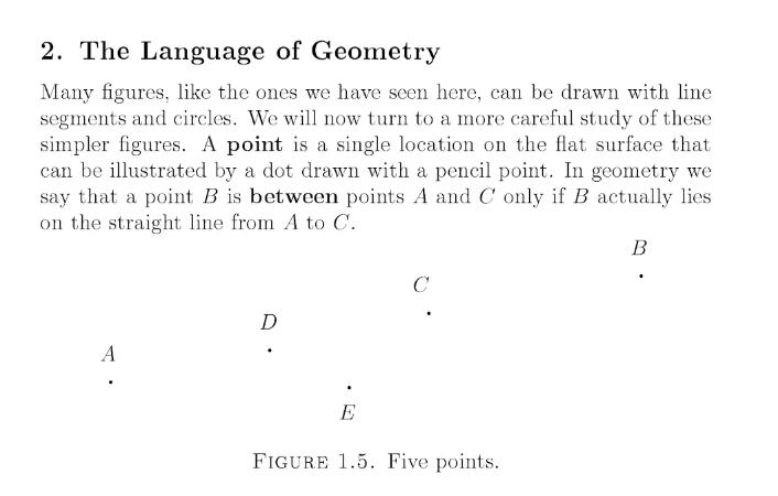 2. The Language of Geometry Many figures, like the | Chegg.com