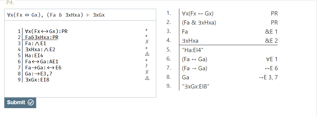 Solved Solve the errors present in these Carnap.io proofs in | Chegg.com