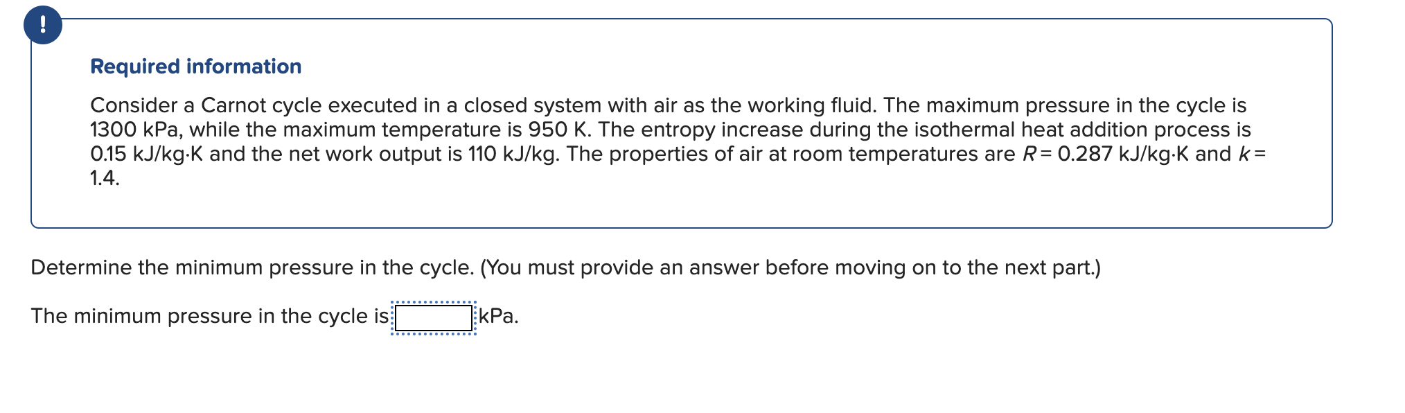 Solved Required information Consider a Carnot cycle executed | Chegg.com
