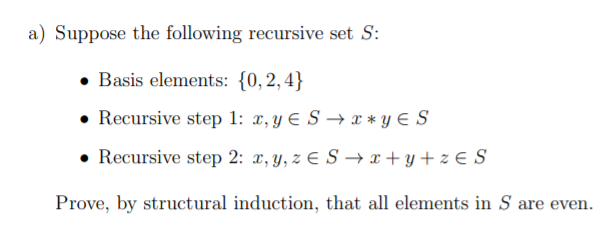Solved Prove using Structural Induction with all the | Chegg.com