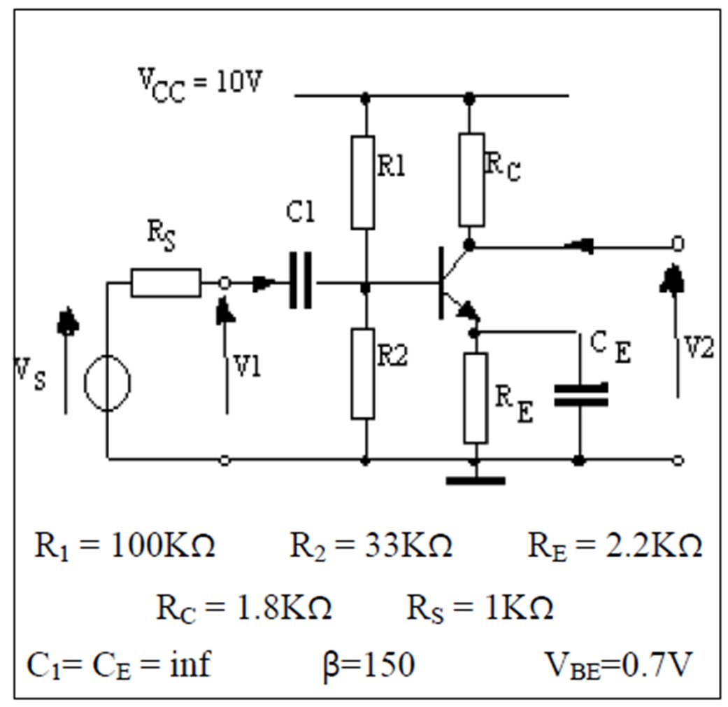Solved explain the characteristics of the amplifier circuit | Chegg.com