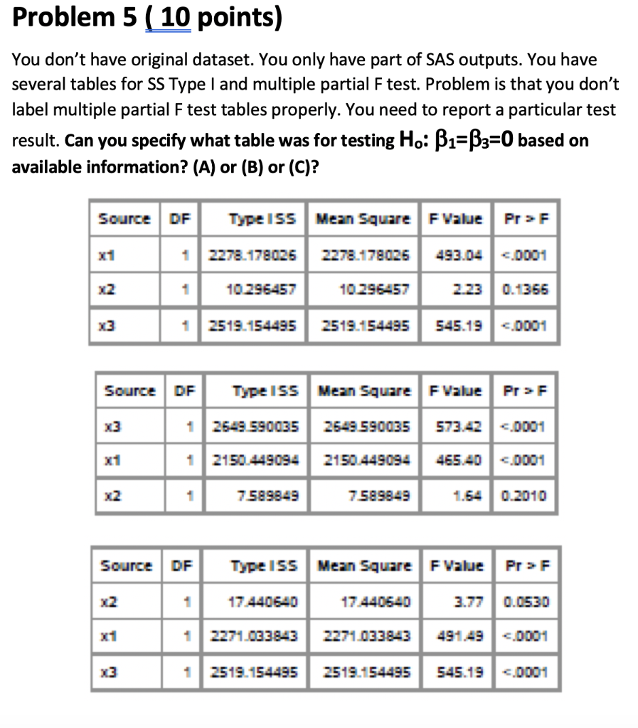 Solved Problem 5 (5 points) (1) Which one has confounding | Chegg.com