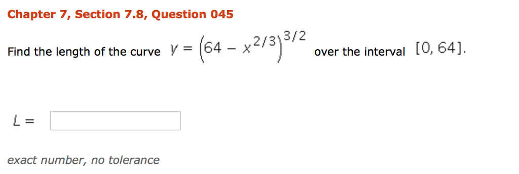 Solved Chapter 7, Section 7.8, Question 045 2/313/2 Find the | Chegg.com