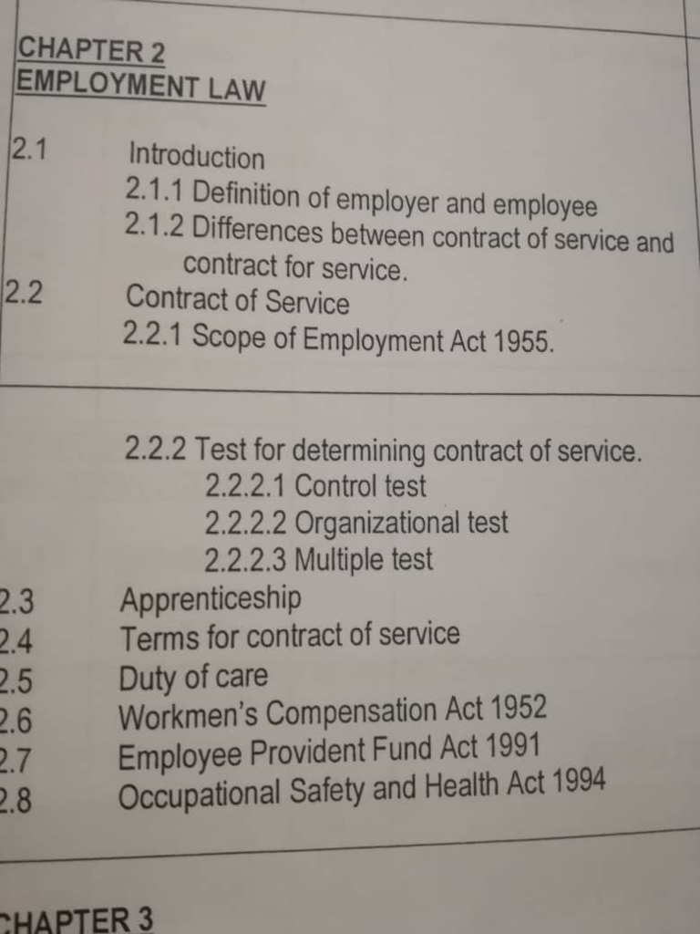 Solved Breifly explain the above Employment Law questions | Chegg.com
