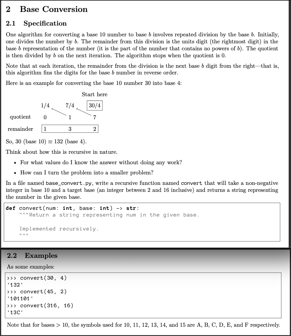 Solved Adhere to style in PEP 8 Contain docstrings | Chegg.com