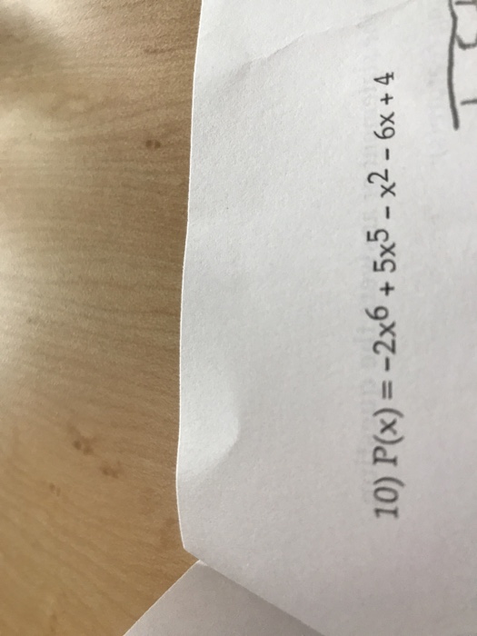 Solved Find the correct end behavior diagram for the given | Chegg.com