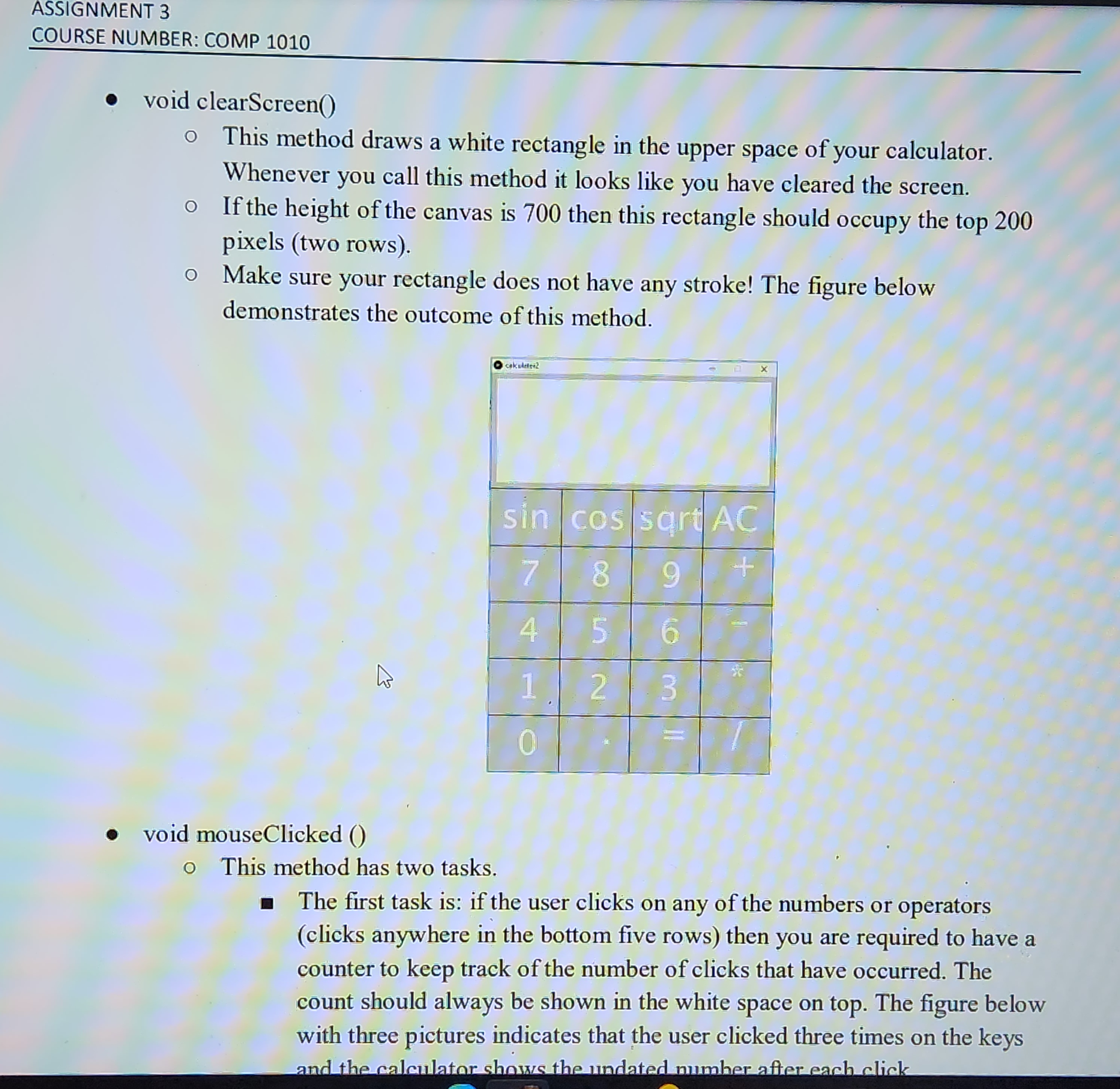 The second task is: if the user clicks anywhere on | Chegg.com