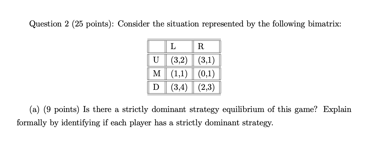 Solved Question 1 (25 points): Consider the following two | Chegg.com