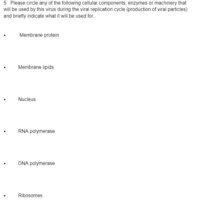 Solved Virus #1 ﻿ The following is one gene on the genome of | Chegg.com
