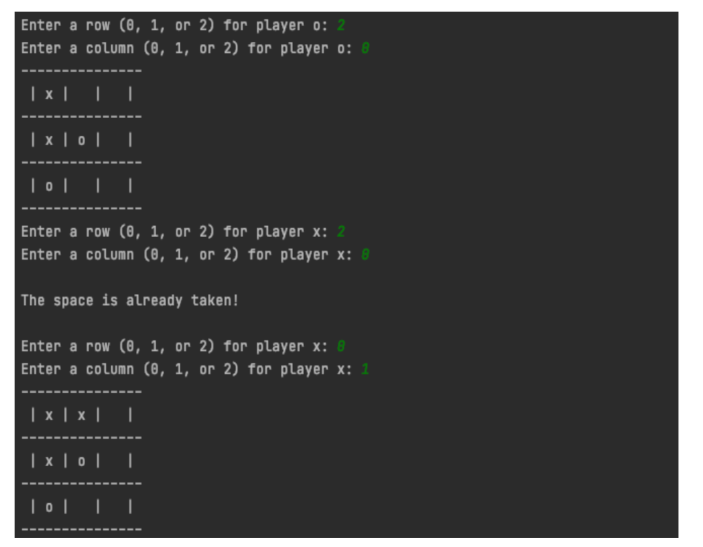 Solved OPart 1: TicTacToe (10 points) . . Please use | Chegg.com