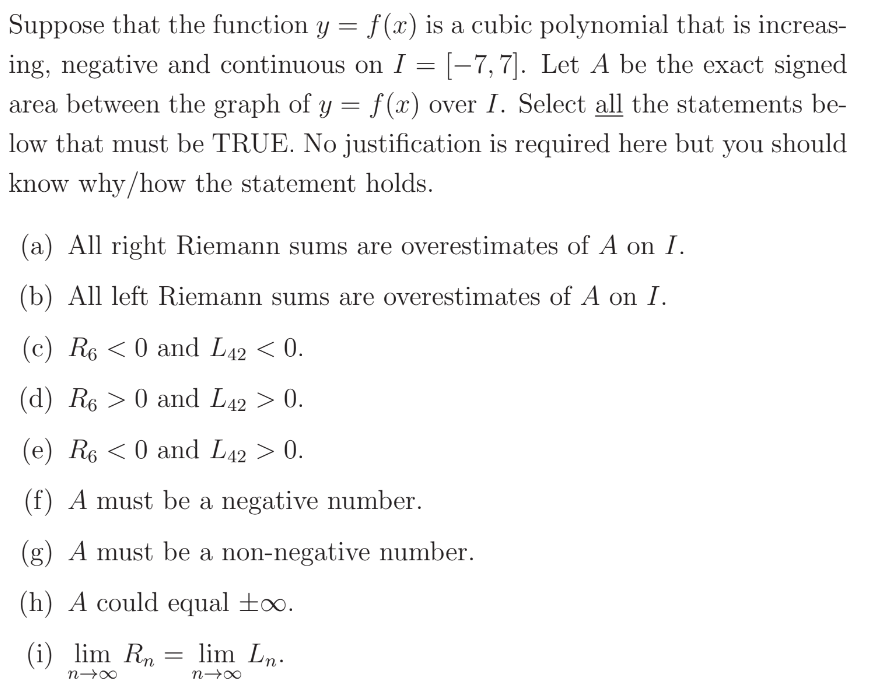 Solved Suppose that the function y = f(x) is a cubic | Chegg.com