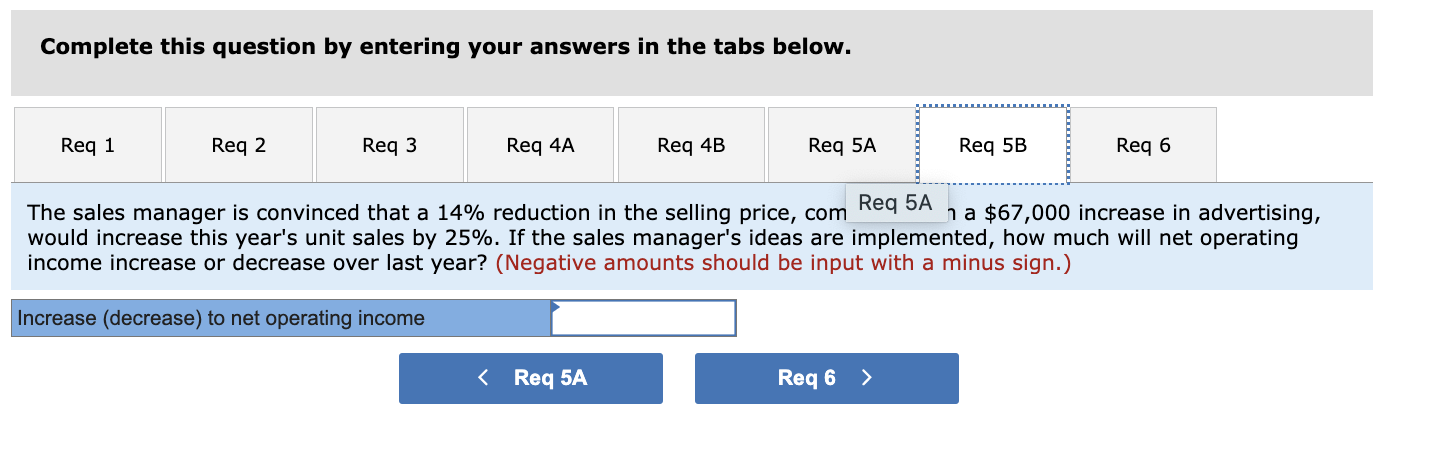 Solved Problem 5-23 (Algo) CVP Applications; Contribution | Chegg.com