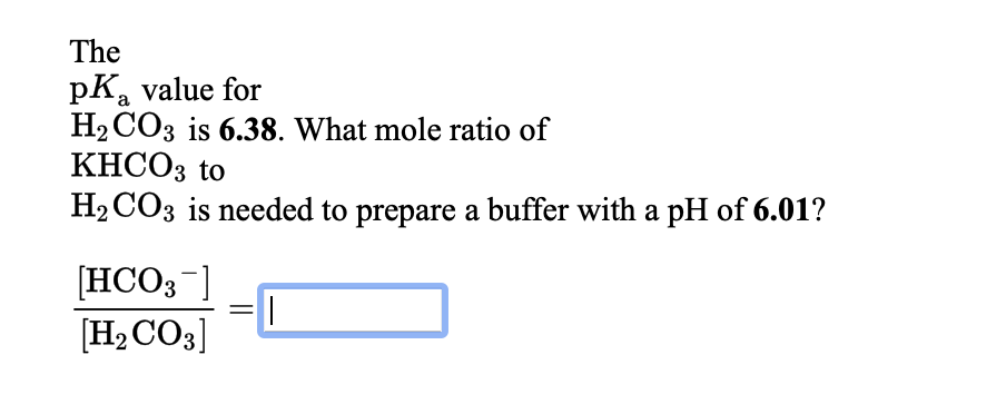 Solved A buffer solution made from HCIO and NaClO has a pH | Chegg.com