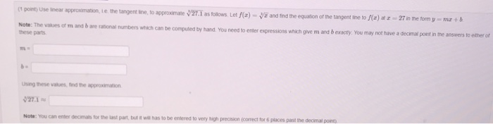 Solved (1 point) (a) Find the local linearization cf 1472 | Chegg.com